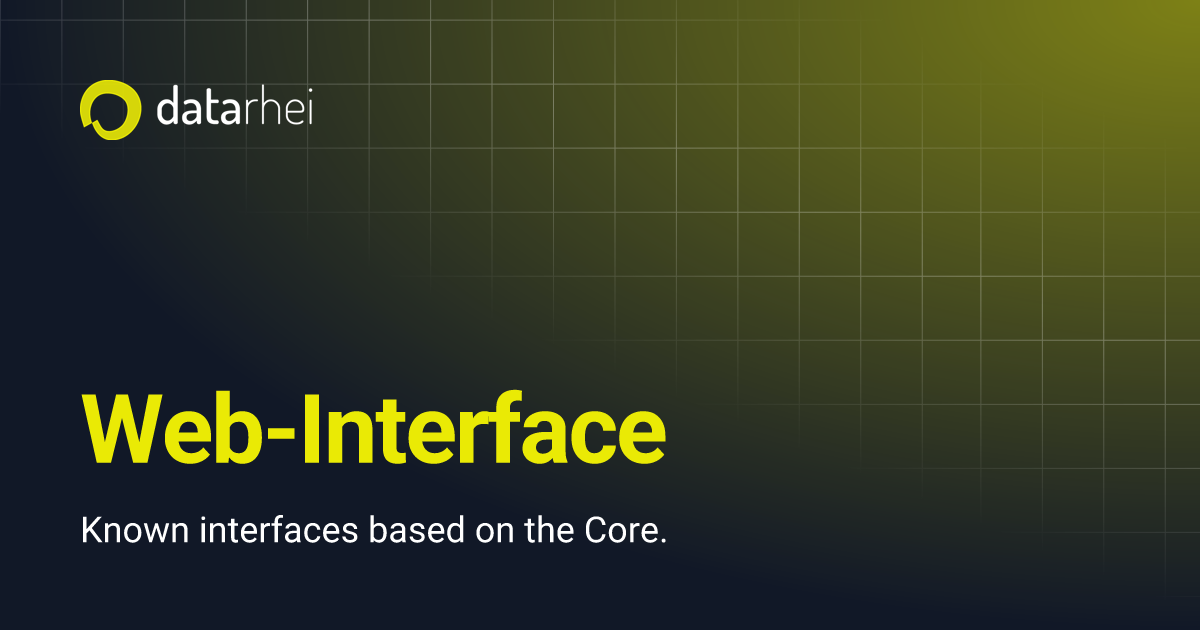 Web-Interface | Core